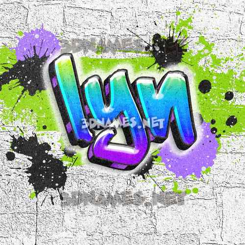 37 3D Names for "lyn"