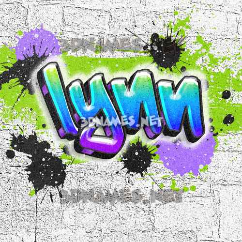 36 3D Names for "lynn"