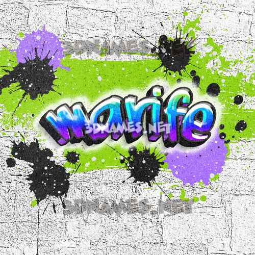 18 3D Names for "marife"