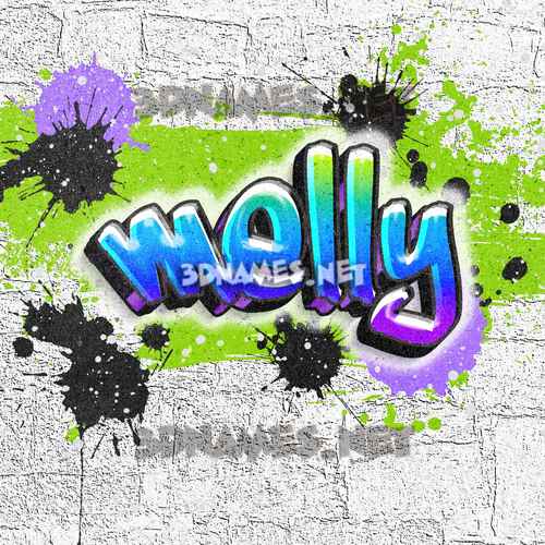 29 3D Names for "melly"