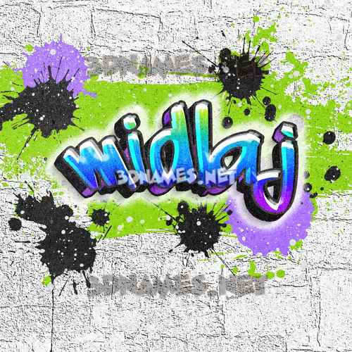 15 3D Names for "midlaj"