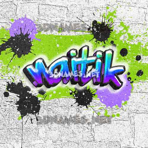 25 3D Names for "naitik"