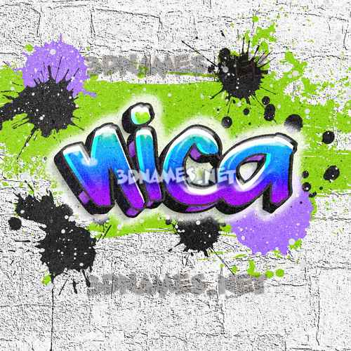 29 3D Names for "nica"