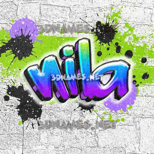 34 3D Names for "nila"