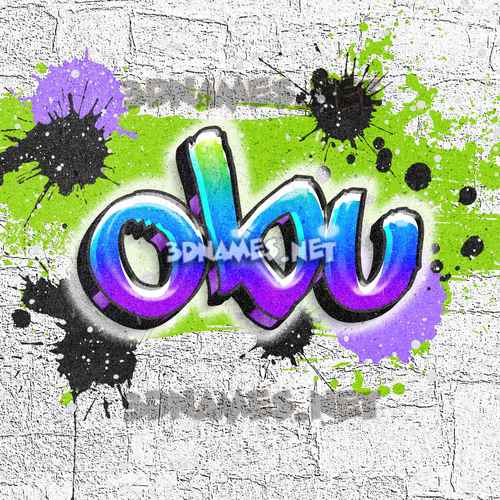 13 3D Names for "obu"