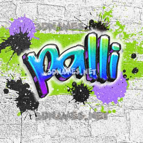 28 3D Names for "palli"