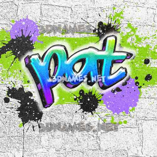 36 3D Names for "pat"