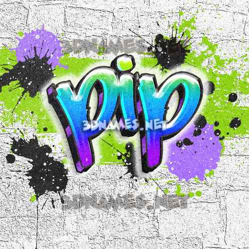 28 3D Names for "pip"