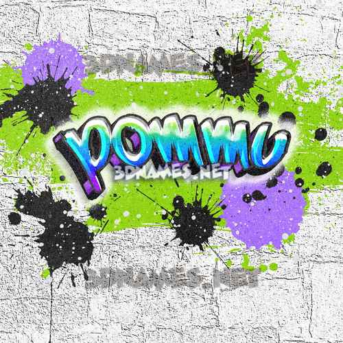 14 3D Names for "pommu"