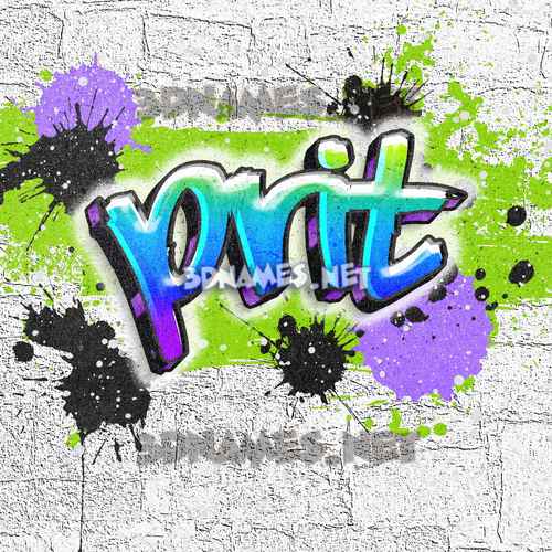 20 3D Names for "prit"