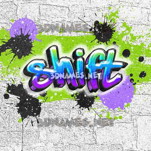 24 3D Names for "shift"