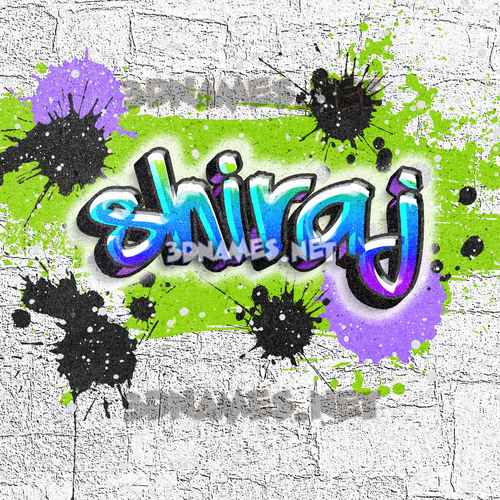 17 3D Names for "shiraj"