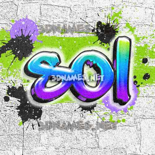 25 3D Names for "sol"