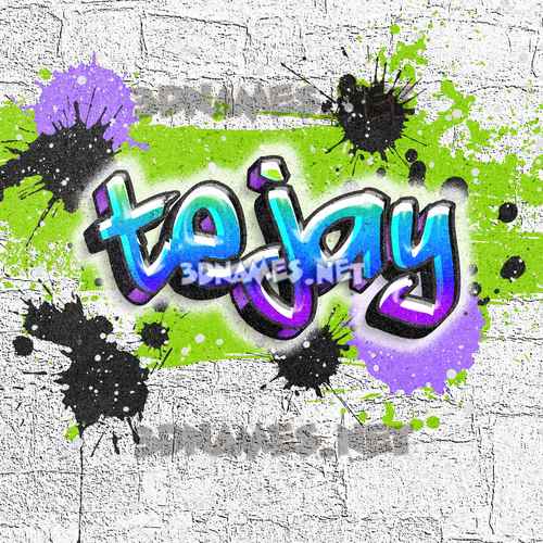 15 3D Names for "tejay"