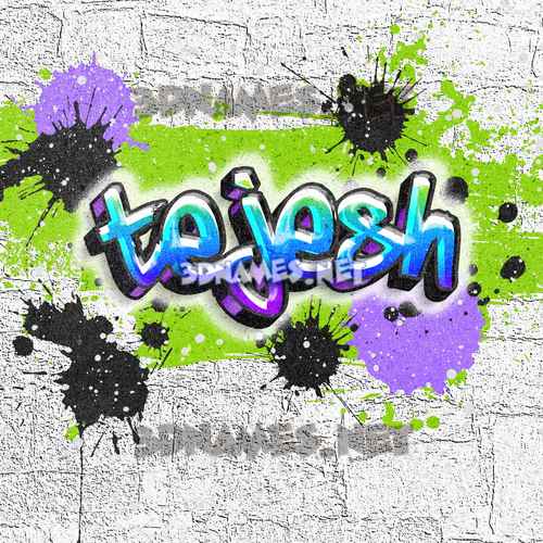 19 3D Names for "tejesh"