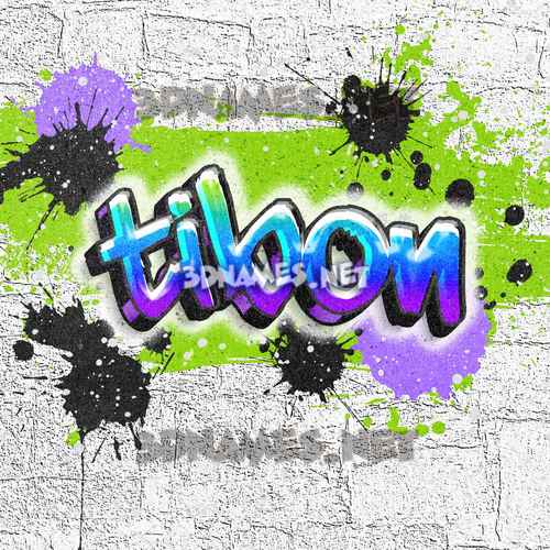 15 3D Names for "tibon"