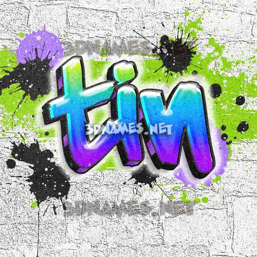 30 3D Names for "tin"