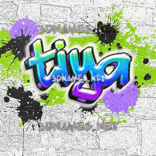 30 3D Names for "tiya"