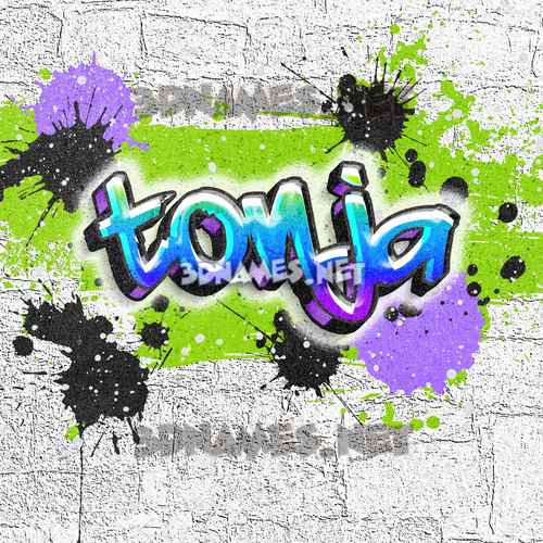 16 3D Names for "tonja"