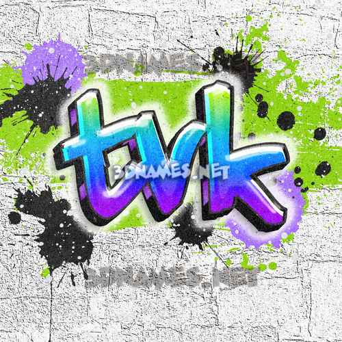 13 3D Names for "tvk"