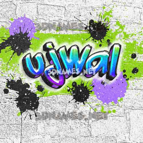 19 3D Names for "ujwal"
