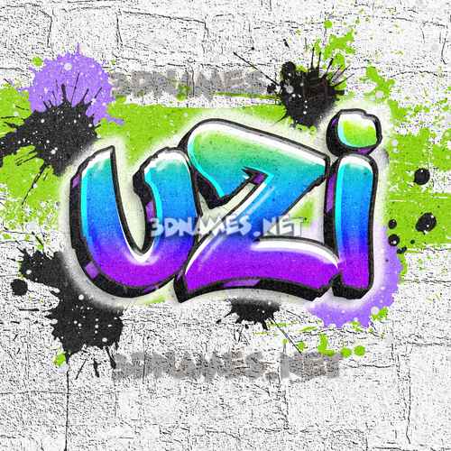 12 3D Names for "uzi"