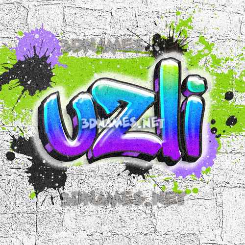 14 3D Names for "uzli"