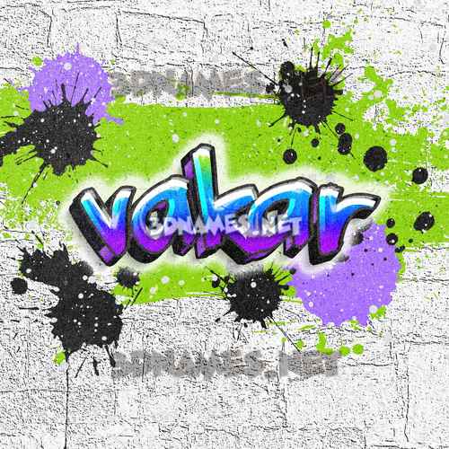 10 3D Names for "vakar"