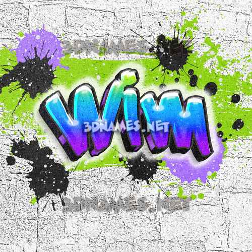 28 3D Names for "wim"