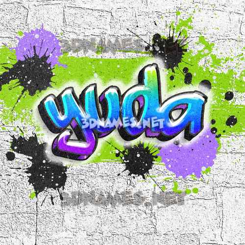 12 3D Names for "yuda"