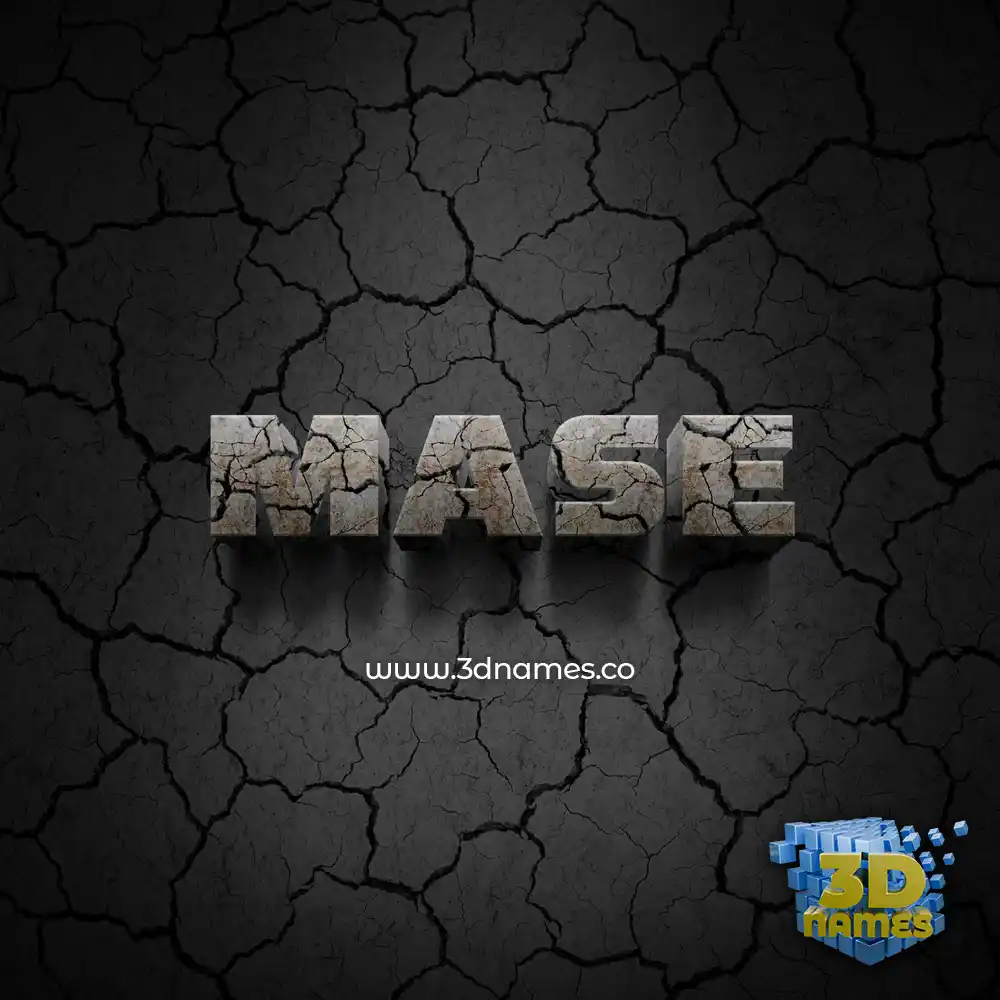 Preview of Cracked Stone 3D name for "mase"