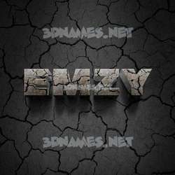 29 3D Names for "emzy"