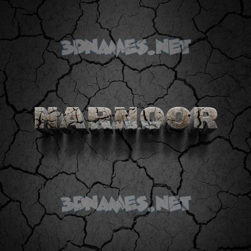Preview of Cracked Stone 3D name for "harnoor"