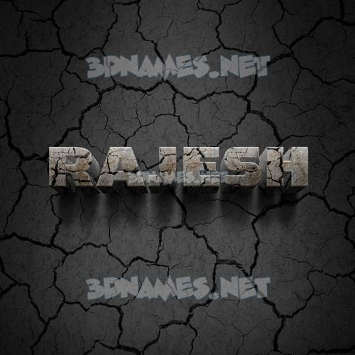 Rajesh Name 3d Wallpaper