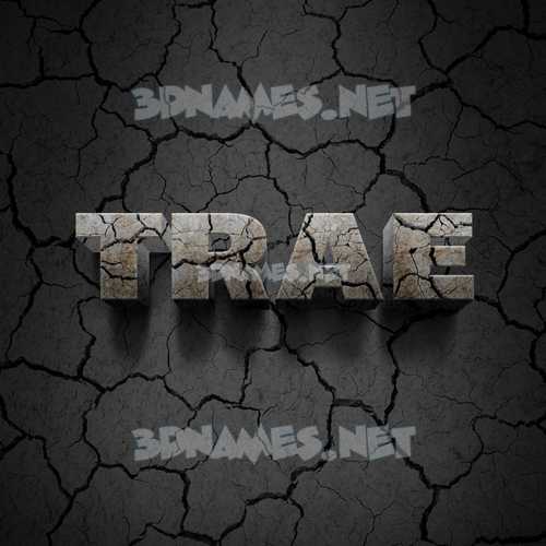 Preview of Cracked Stone 3D name for "trae"