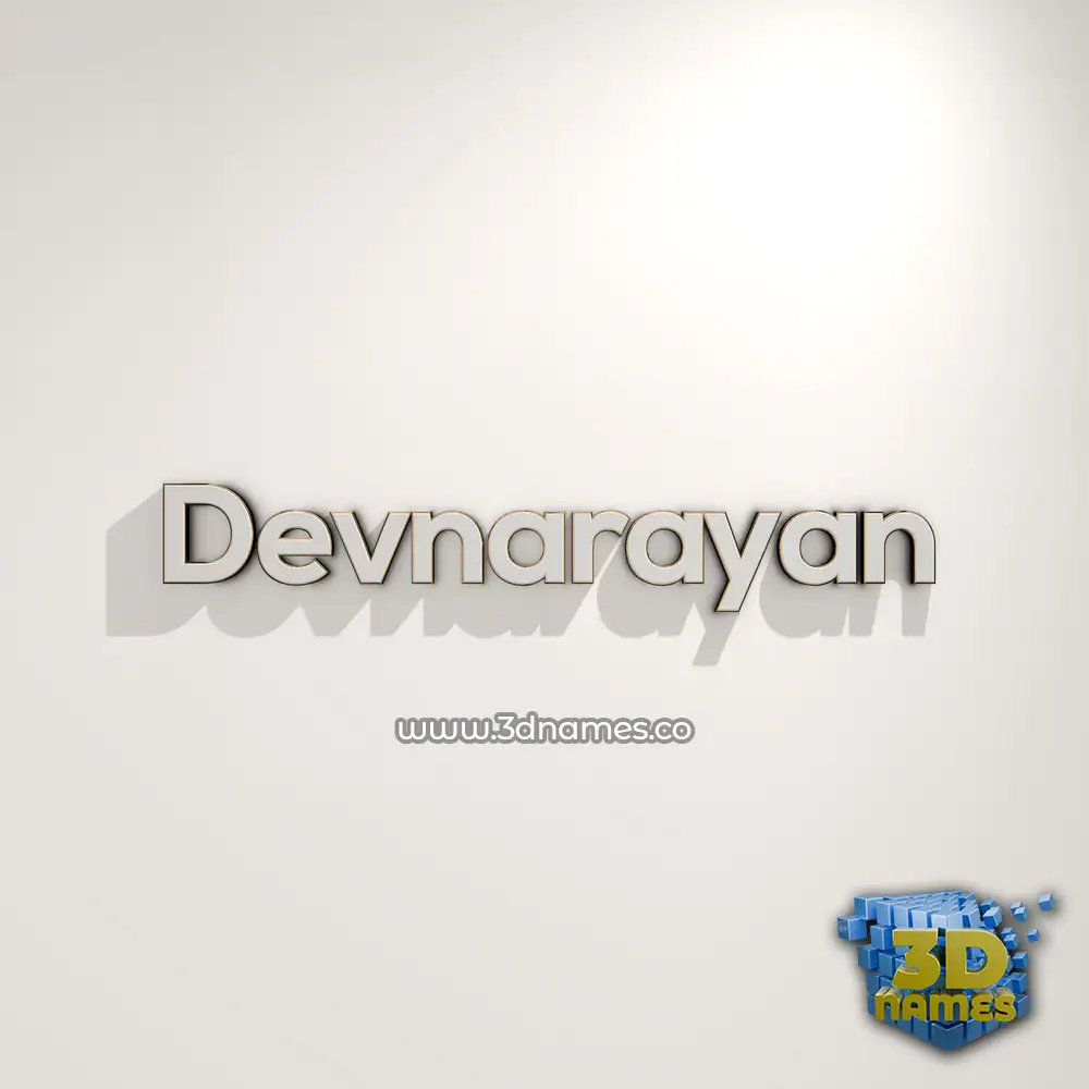 Preview White Logo Warm name for "devnarayan"
