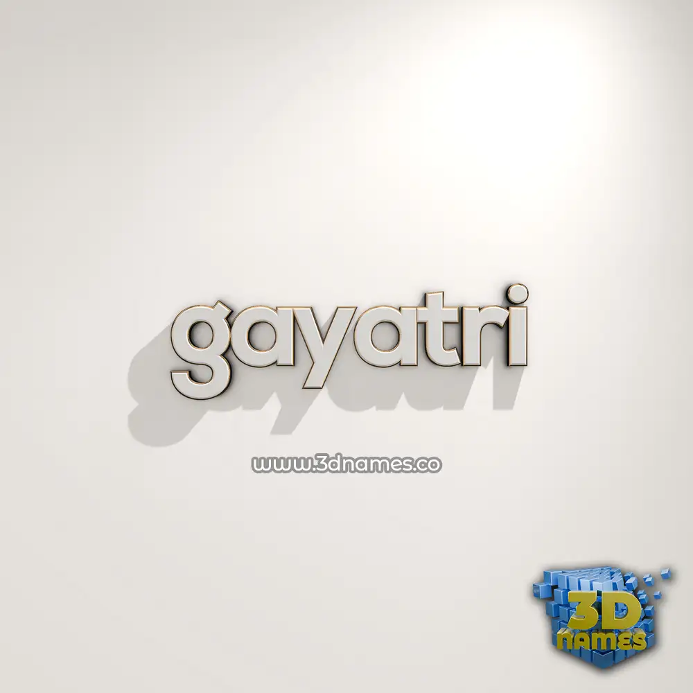 Gayatri Name Logo