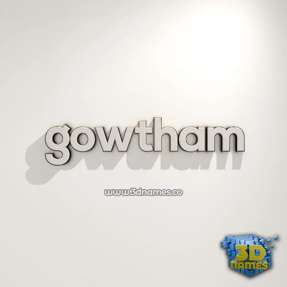 Gowtham Name Logo 48 Beautiful 3D Name Wallpapers For "gowtham"