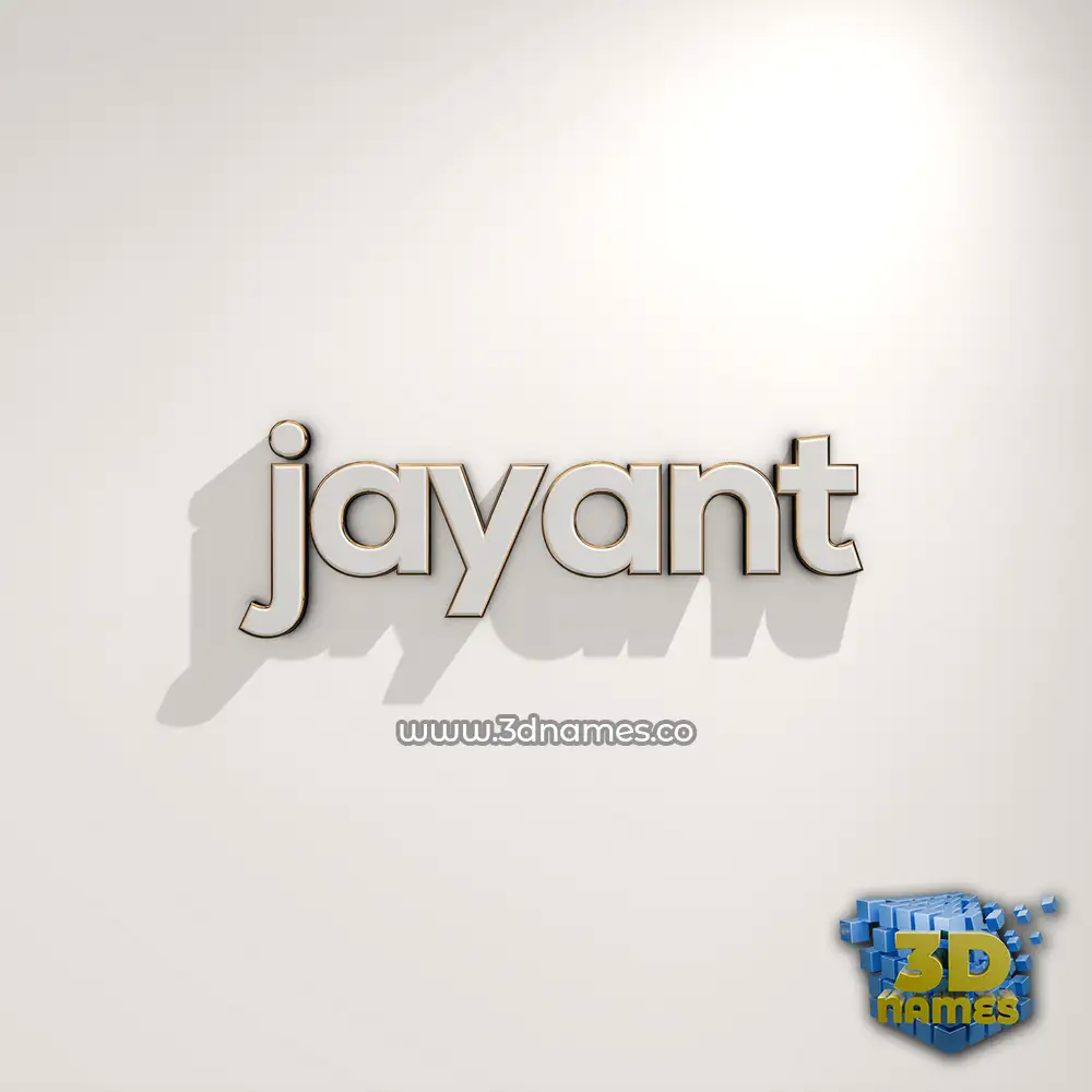 Jayant Name Logo
