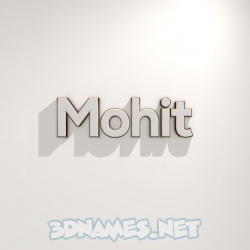 51 3D Names for "mohit"