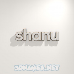 49 3D Names for "shanu"