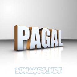 24 3D Names for "pagal"