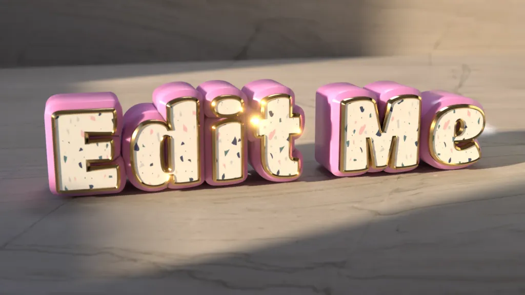 Bevelled Text - Setup Guide for Blender