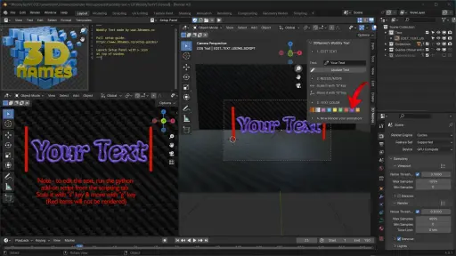 Wobbly Text - Setup Guide for Blender